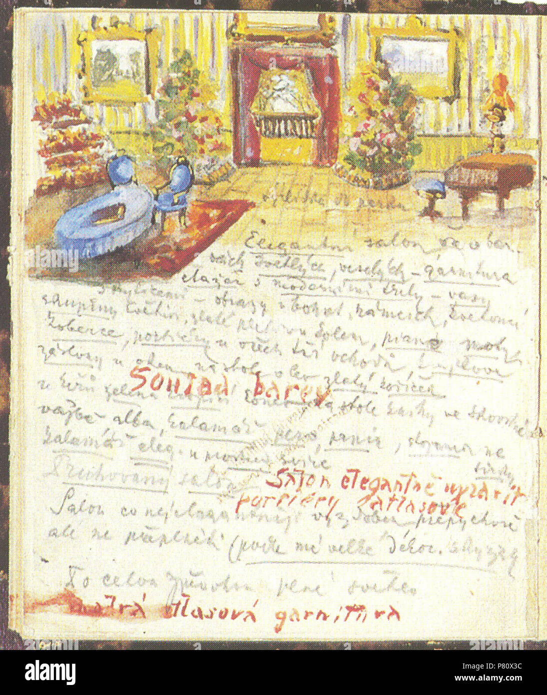 372 TheTwoWidows-Mise en scène1874 Stock Photo - Alamy