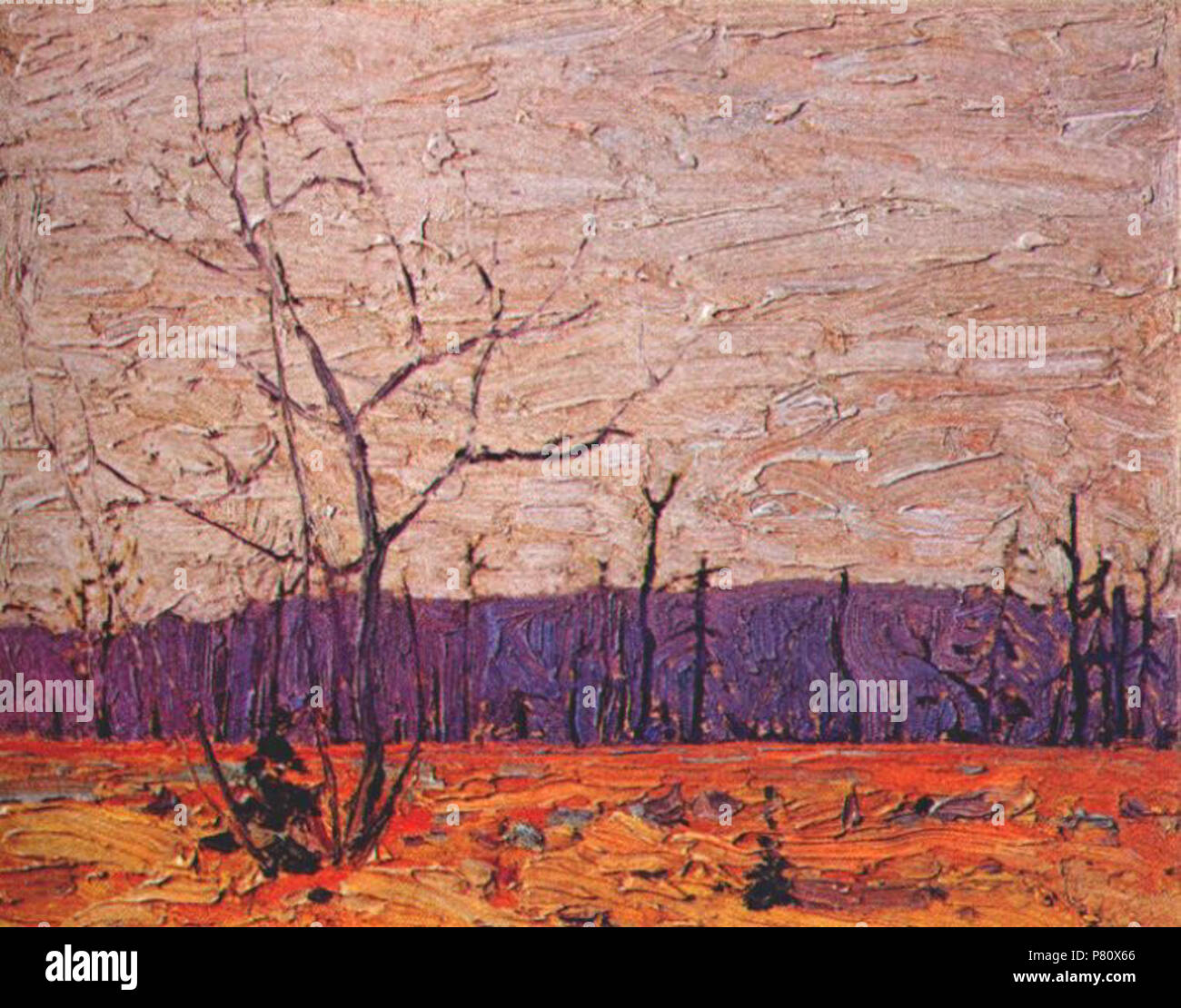 Sombre Day . 1916 372 Thomson sombre day 1916 Stock Photo - Alamy