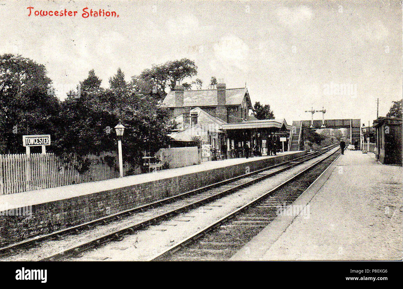 N/A. N/A 375 Towcester Railway Station Stock Photo - Alamy