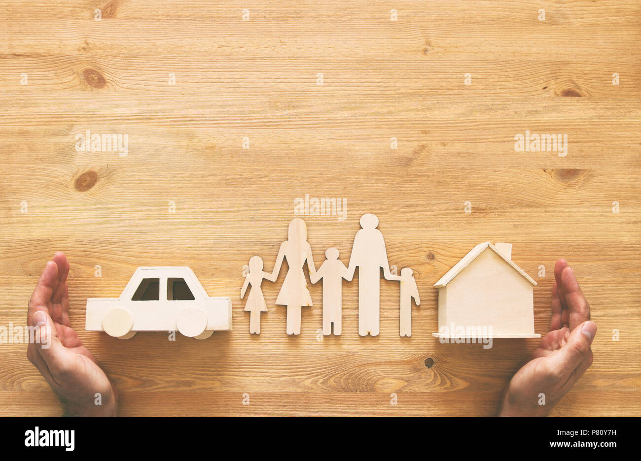 Insurance concept. family life, financial and health issues Stock Photo ...