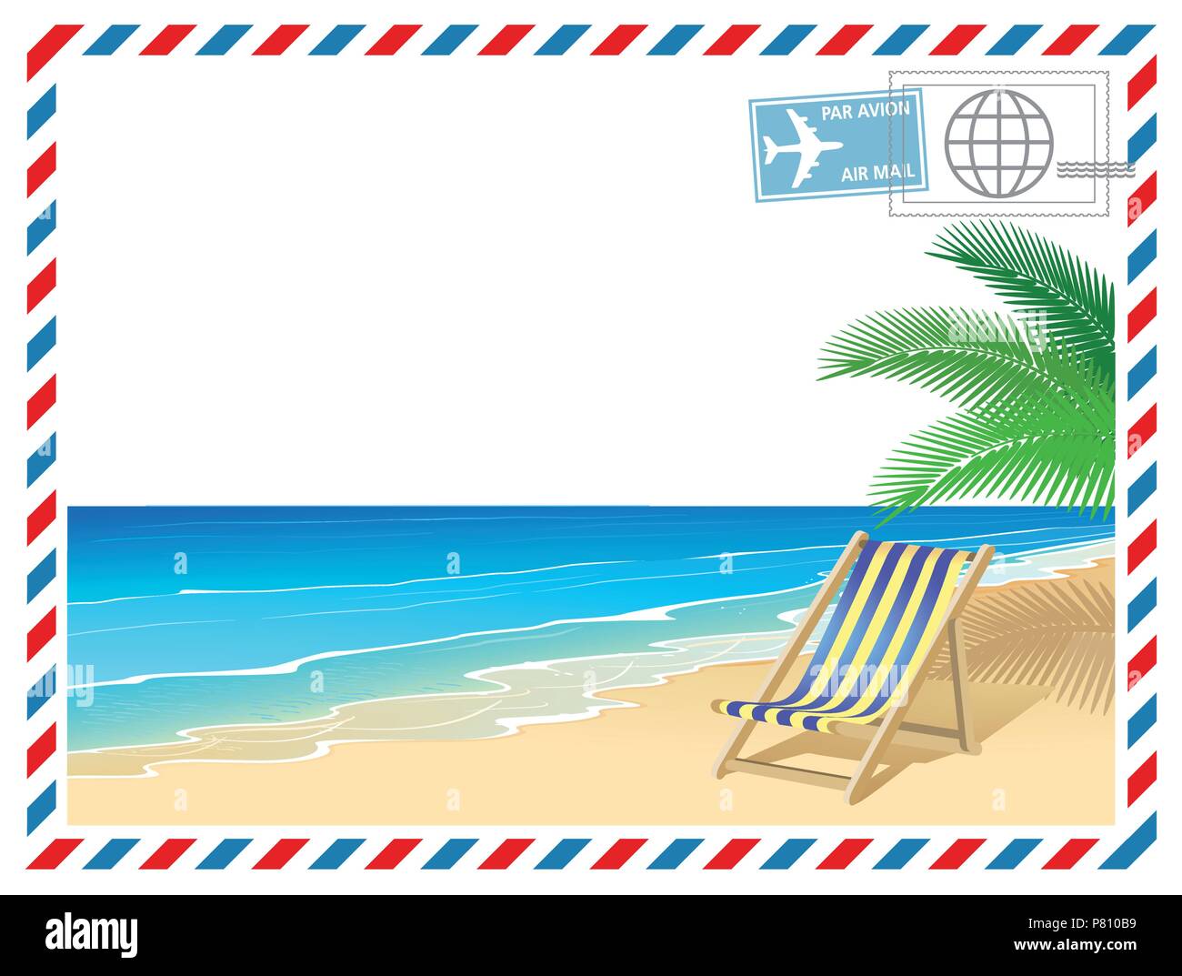 Holidays at the seaside Stock Vector Images - Alamy