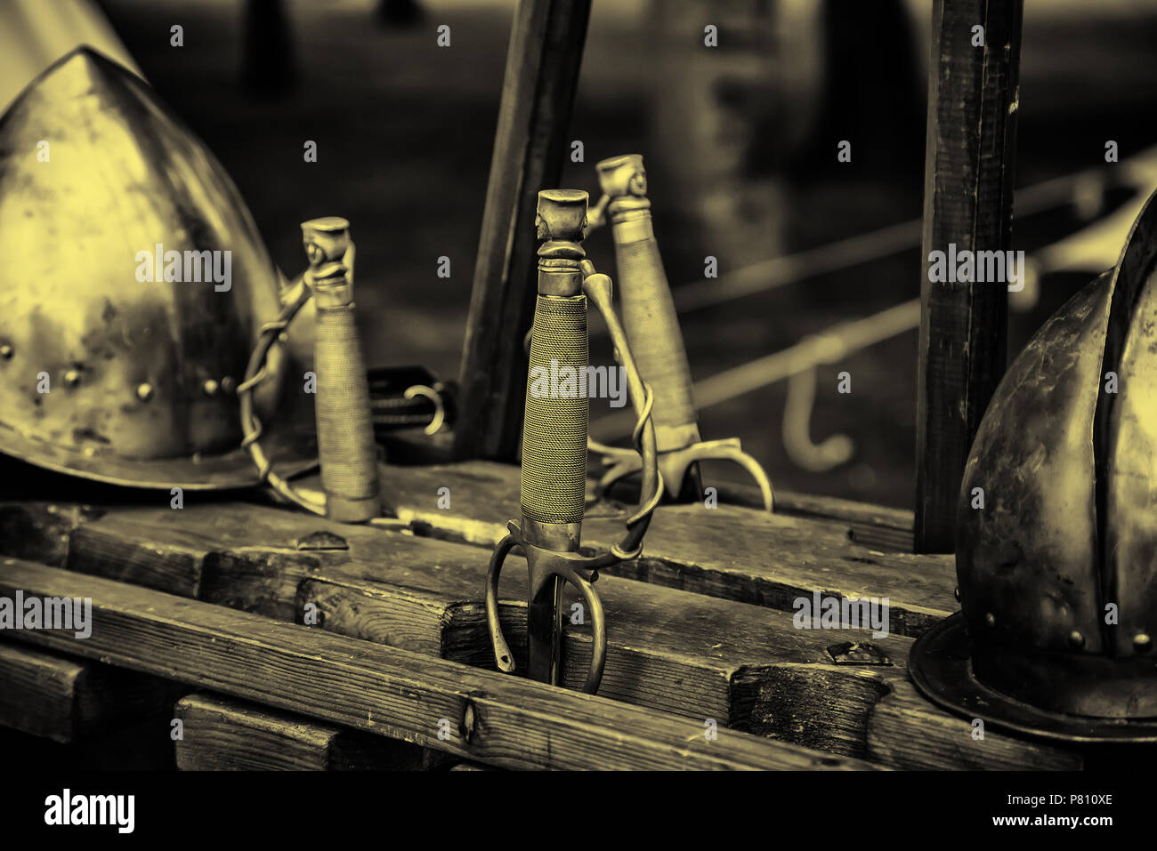 Ancient medieval sword, detail of death weapon, history Stock Photo - Alamy