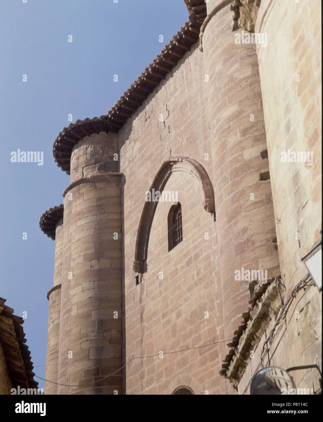 FACHADA LATERAL. Location: MONASTERIO DE SANTA MARIA LA REAL DE NAJERA ...