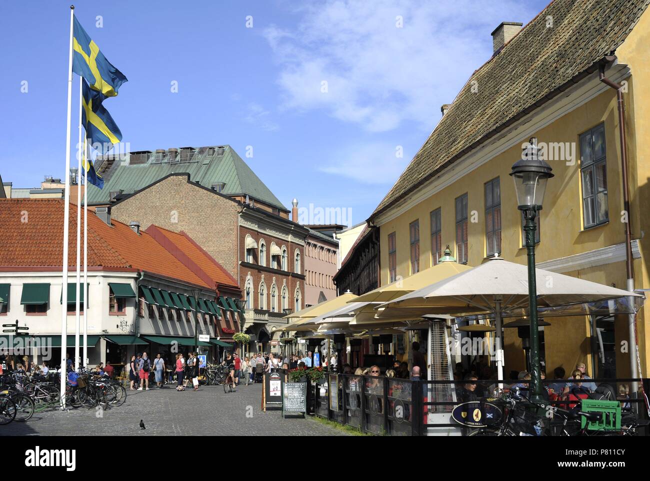 Sweden. Malmo. Lilla Torg Square Stock Photo - Alamy