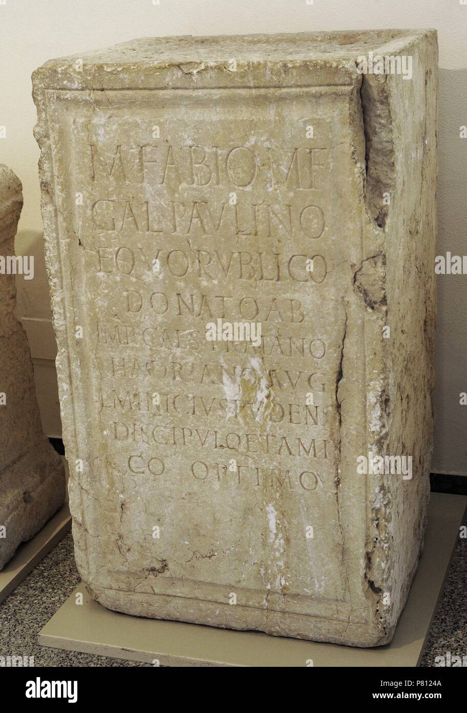 Old latin writing first century hi-res stock photography and images - Alamy