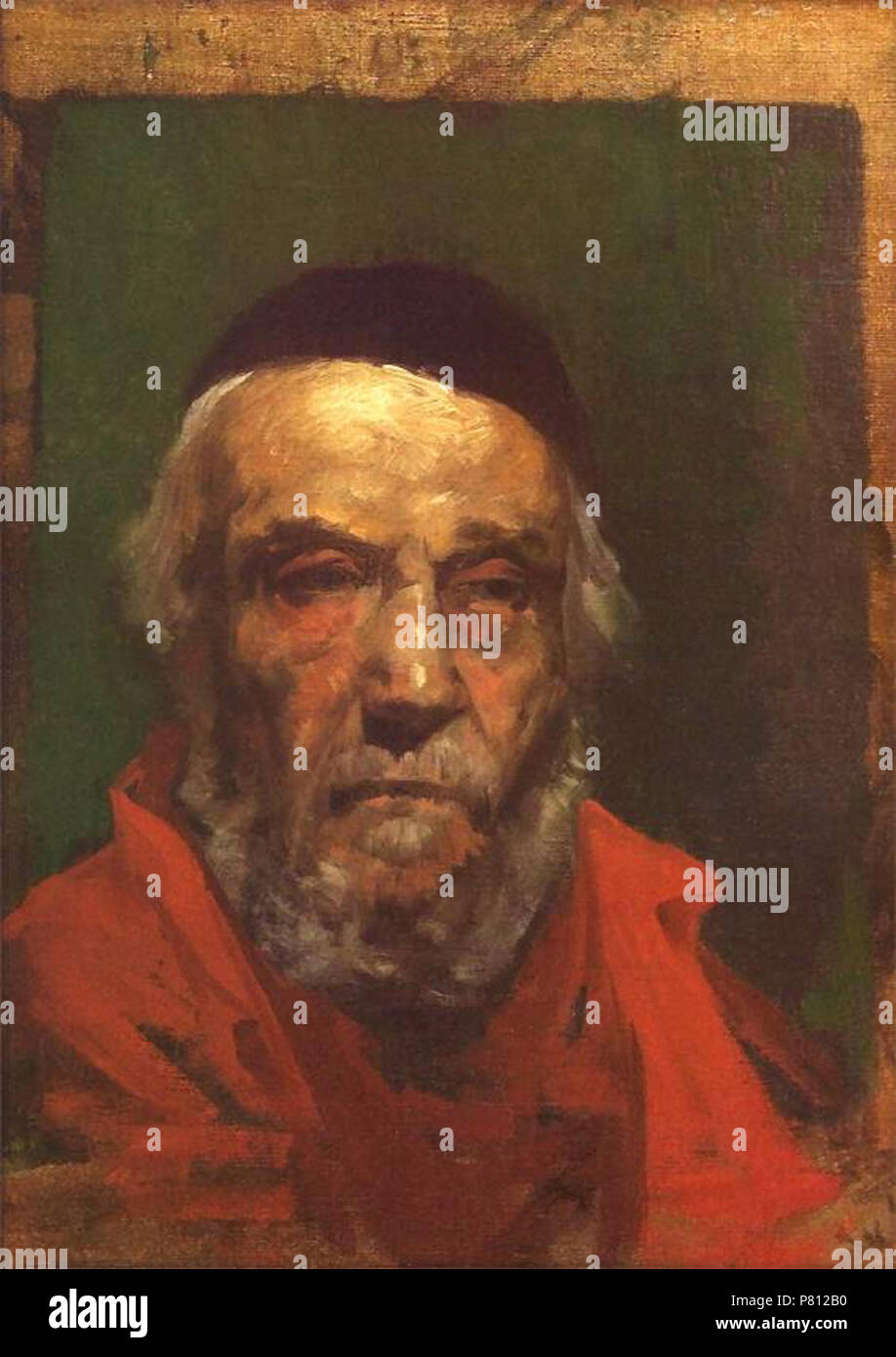 . Portrait of a man in krymka circa 1895 336 Roman Kochanowski Portret ...