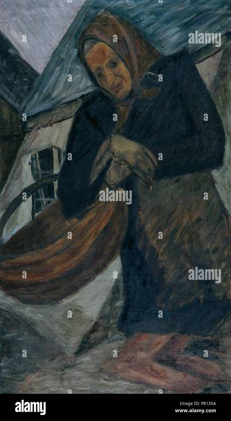 English: Grandmother . circa 1935 340 Samuolis Senele apie Stock Photo ...