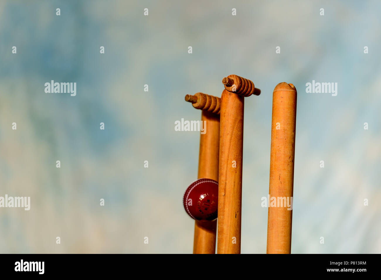 Ball and stumps hi-res stock photography and images - Alamy