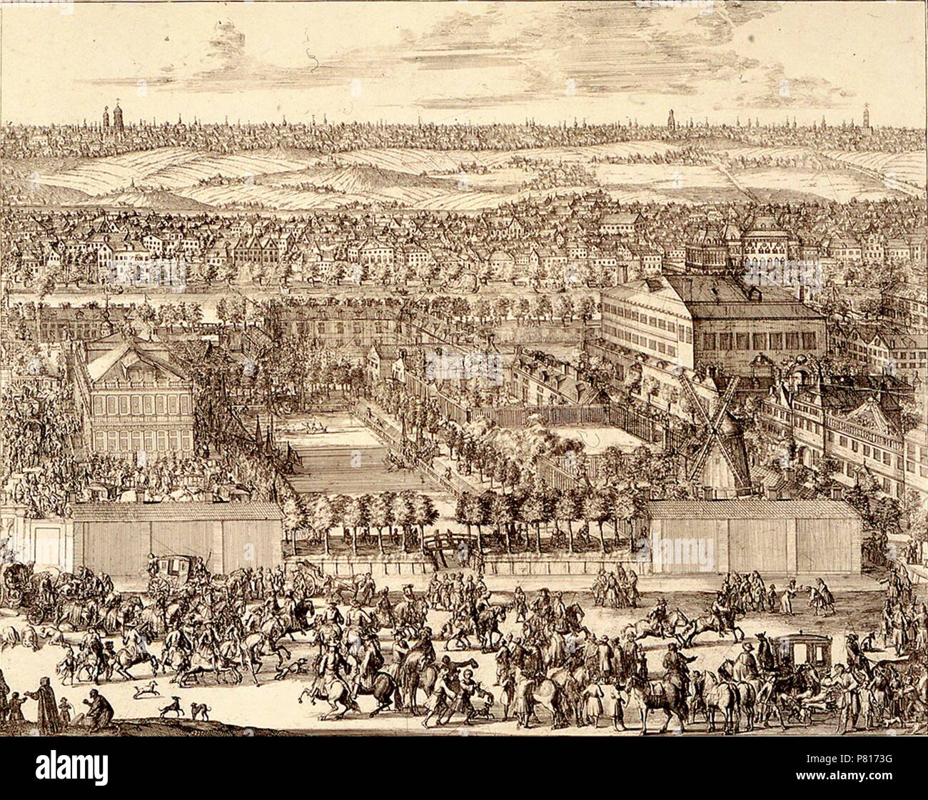 German Quarter (Nemetskaya sloboda) in Moscow (right part). Museum ...