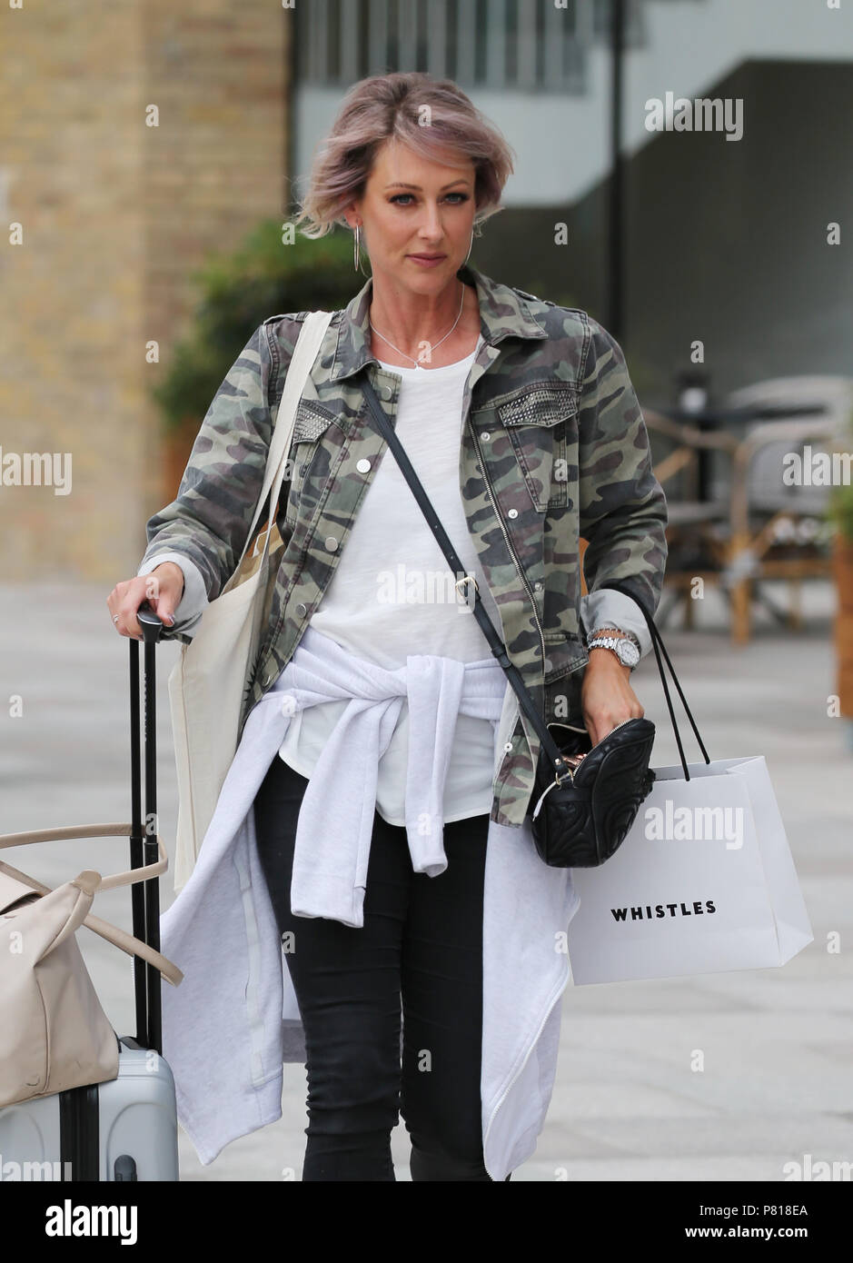 Faye Tozer outside ITV Studios Featuring: Faye Tozer Where: London ...