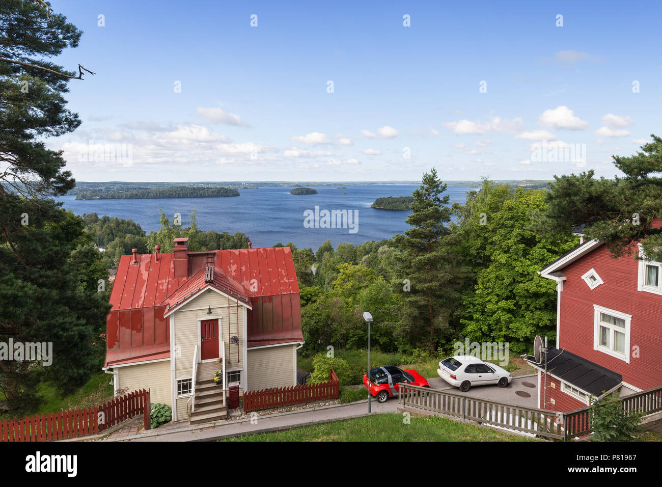 Finland lake aerial hi-res stock photography and images - Alamy