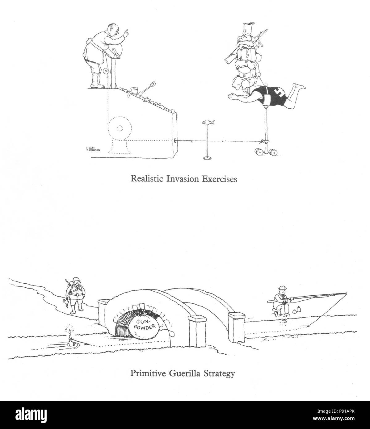 William heath robinson inventions hi-res stock photography and images ...