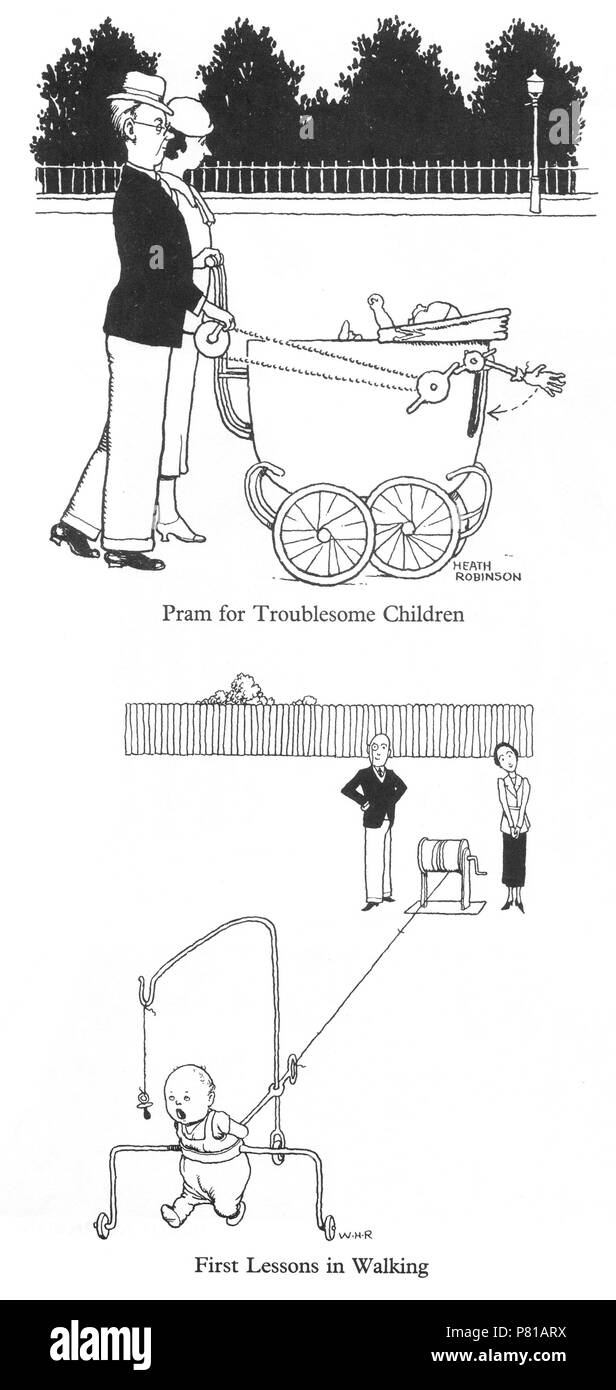 William heath robinson hi-res stock photography and images - Alamy