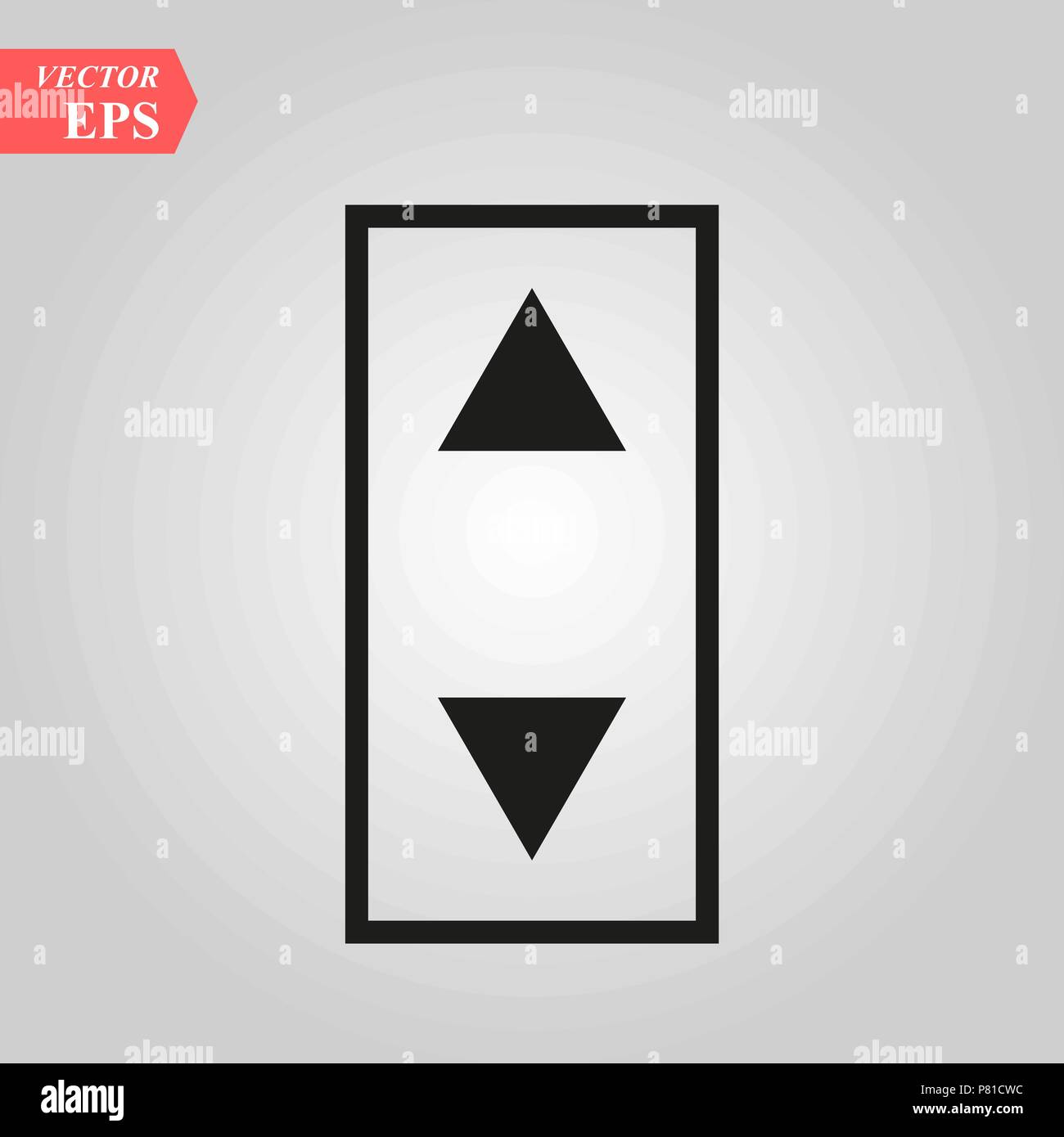 Elevator or lift buttons icon. Simple flat logo of elevator buttons ... Elevator or lift buttons icon. Simple flat logo of elevator buttons ...