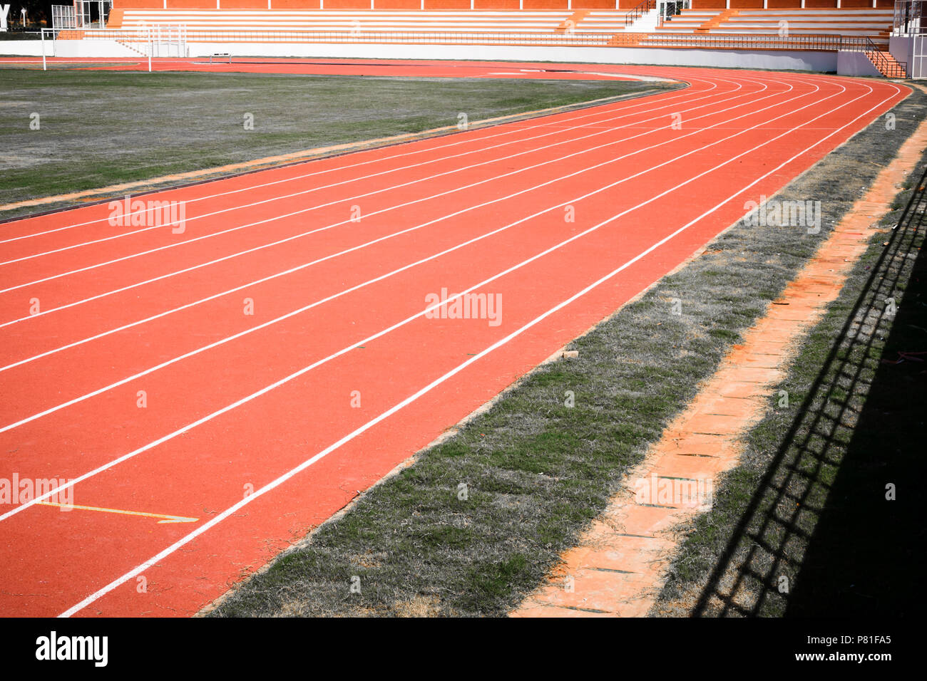Empty lanes in track field hi-res stock photography and images - Alamy