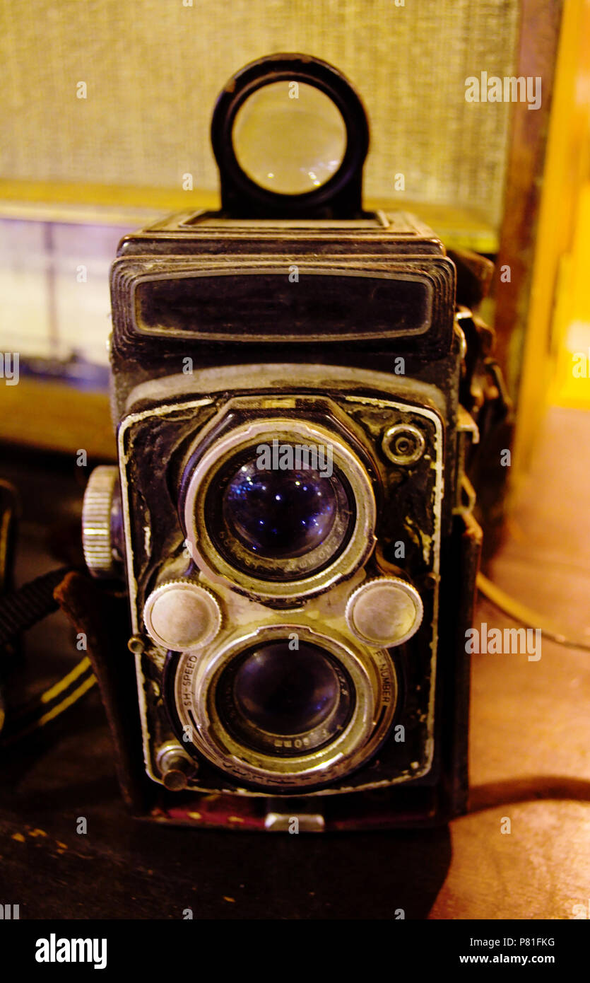 Traditional cameras were preserved in a museum Stock Photo - Alamy