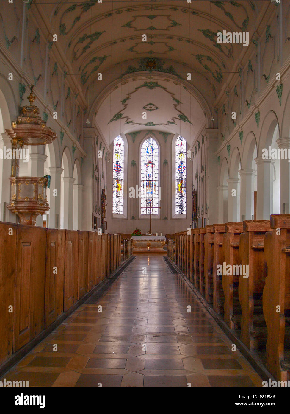 Lindau churches photos organs painted ceilings artist cathedral tour ...
