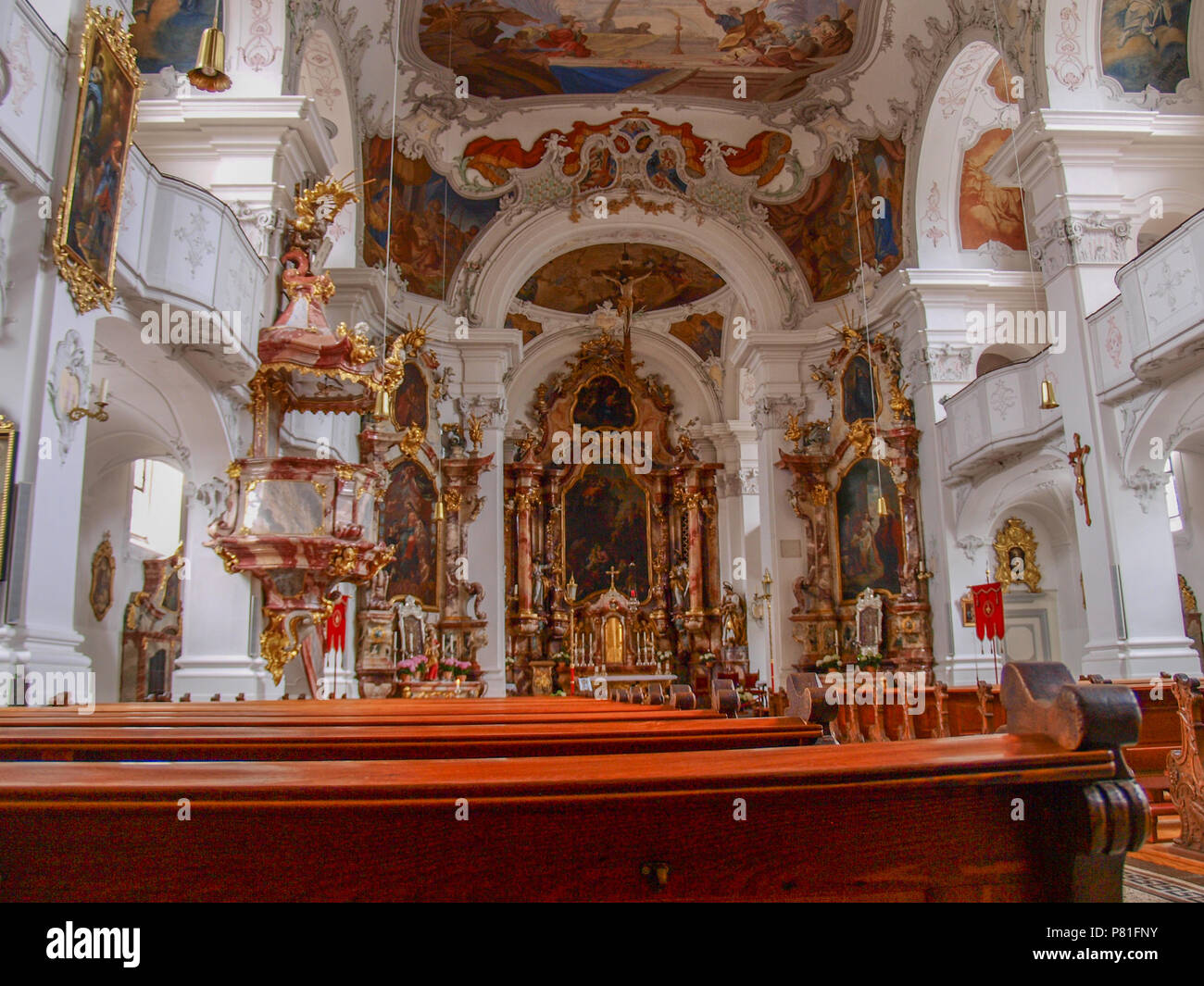 Lindau churches photos organs painted ceilings artist cathedral tour ...