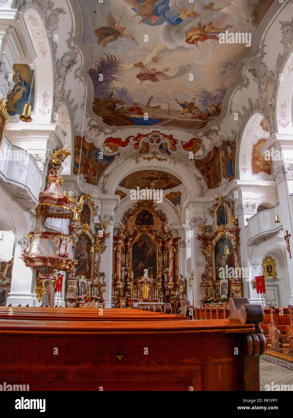 Lindau churches photos organs painted ceilings artist cathedral tour ...