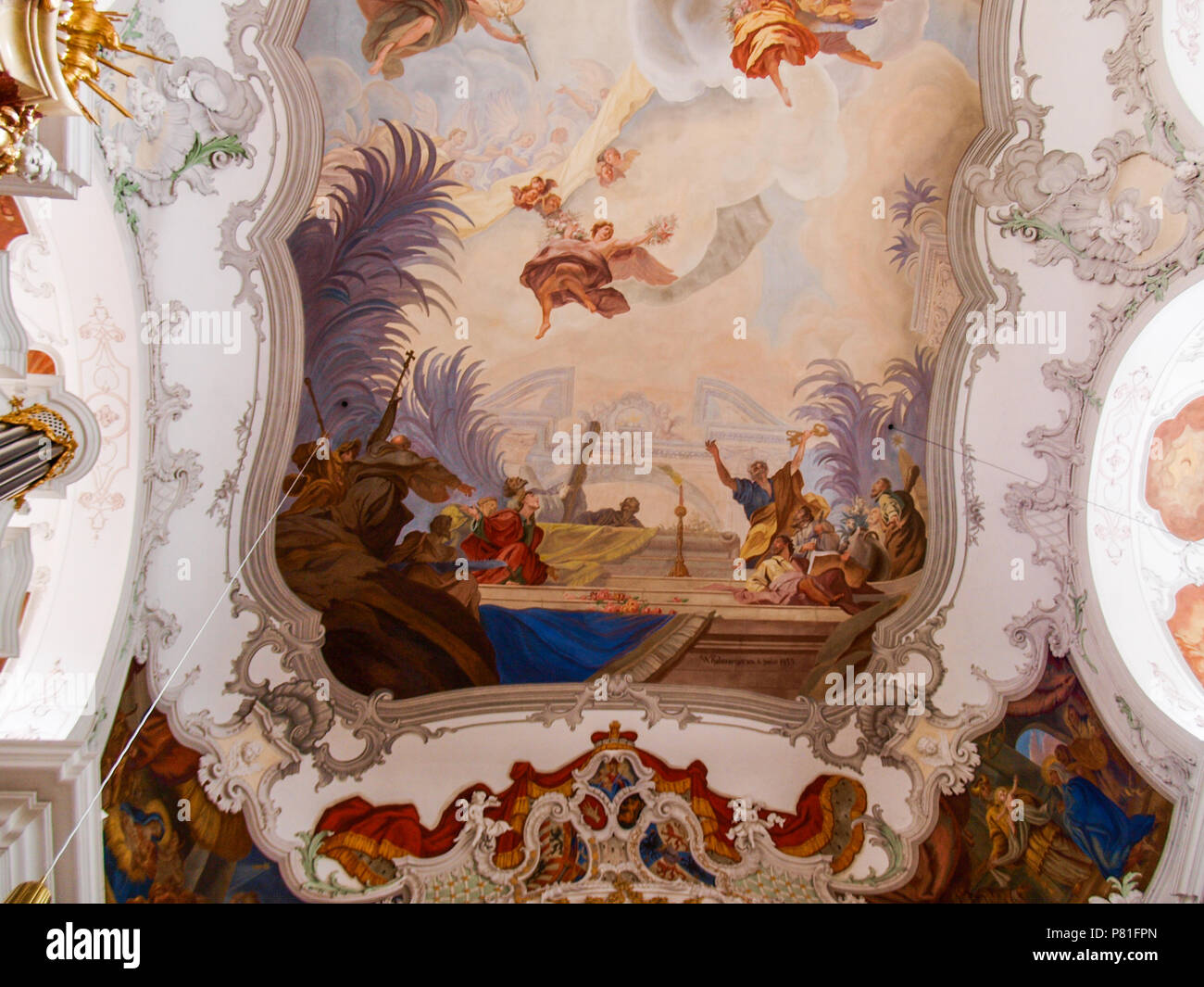 Lindau churches photos organs painted ceilings artist cathedral tour ...