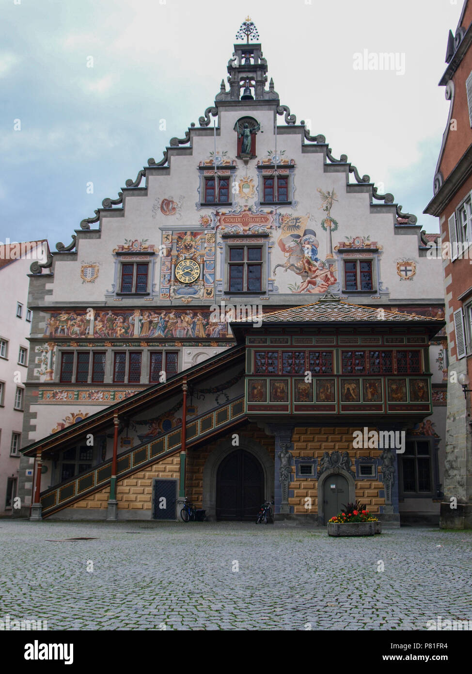 lindau waterfront tower rapunzel constance lake Stock Photo - Alamy