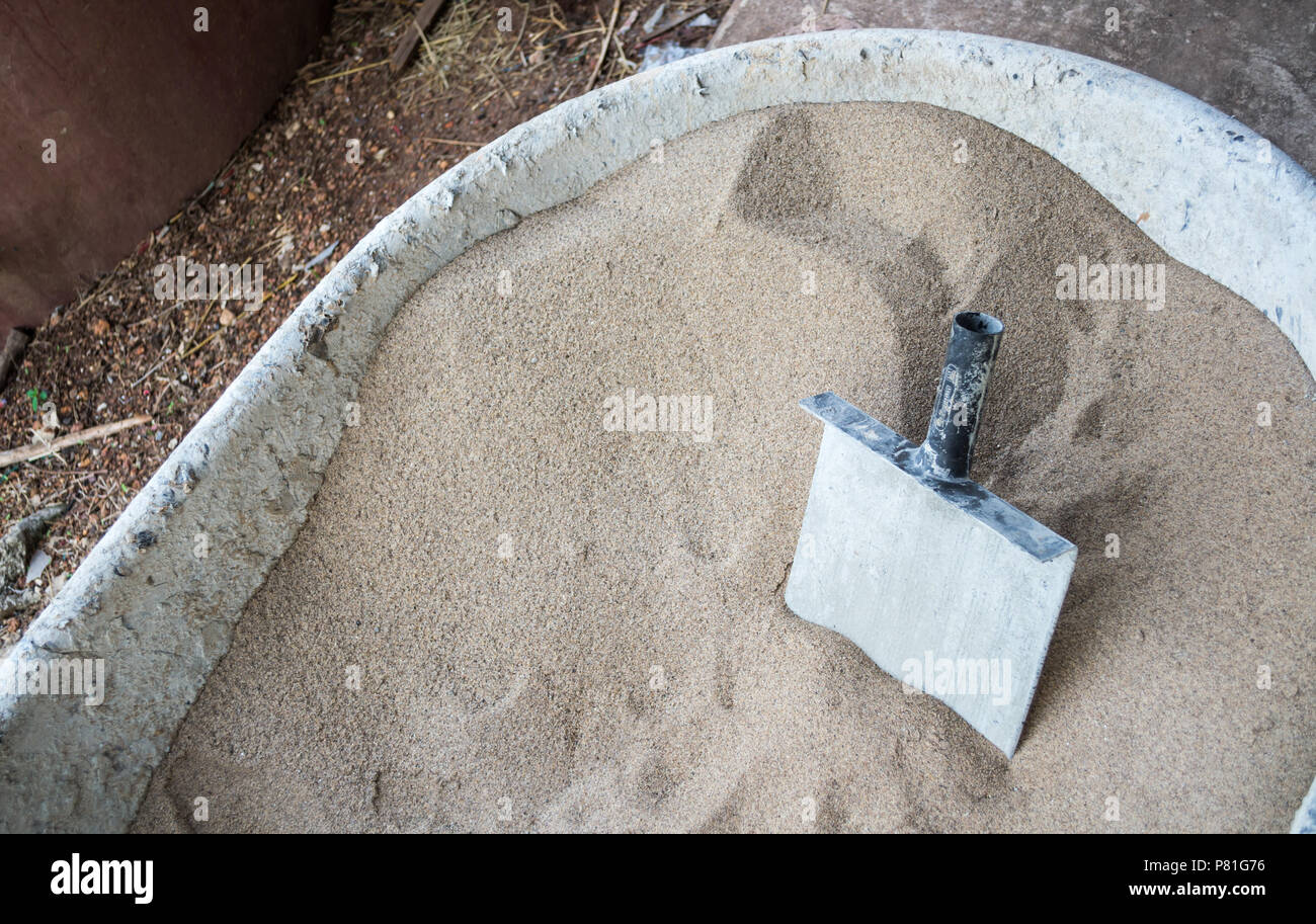 Texture of Sand raw material for industrial Stock Photo - Alamy