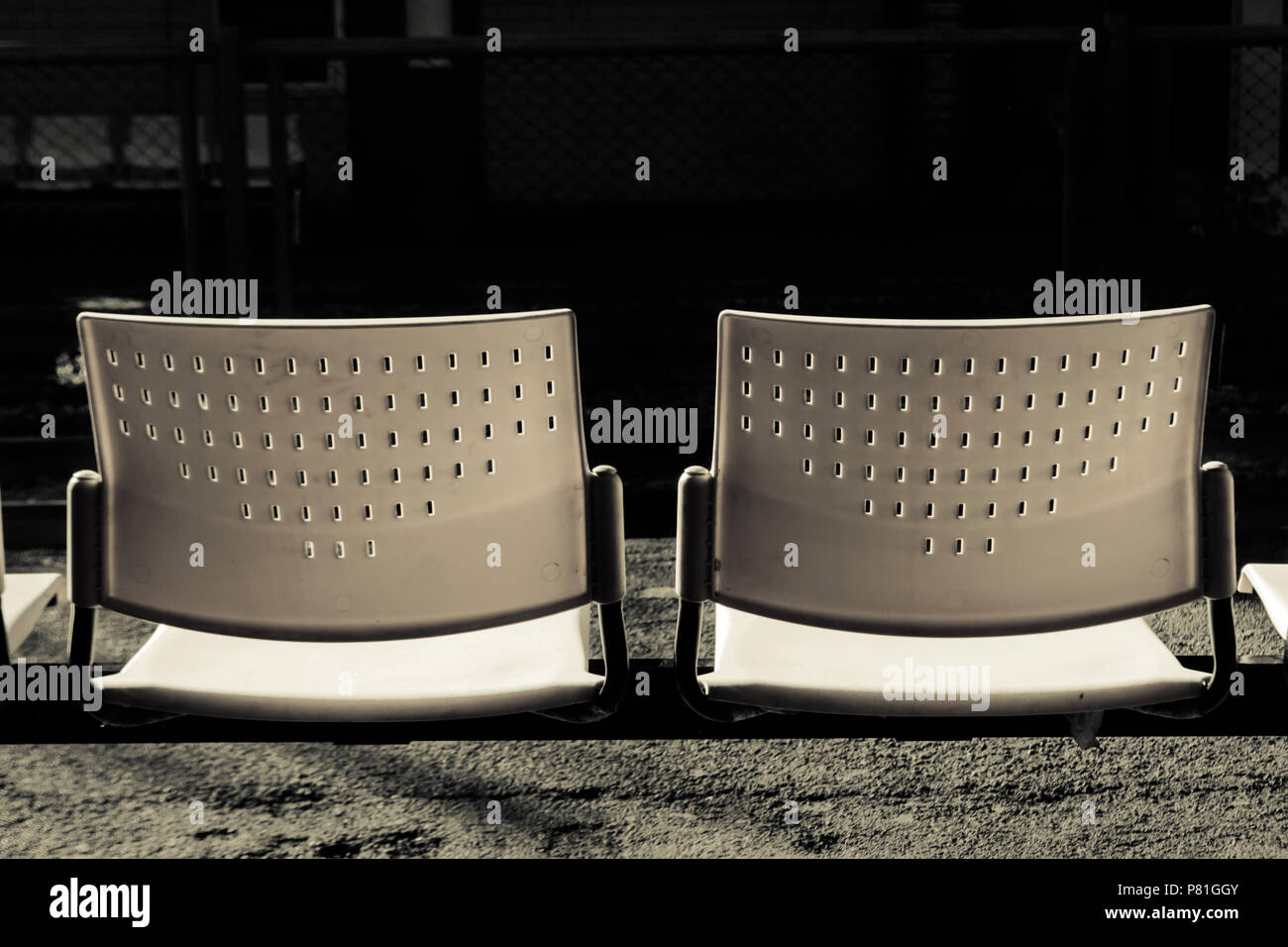 Public chair hi-res stock photography and images - Alamy