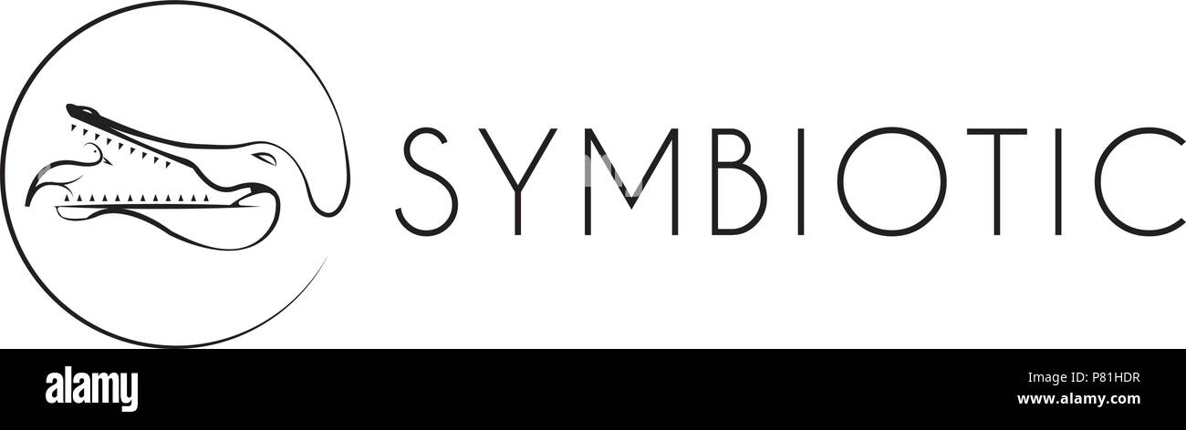 Symbiotic vector logo Stock Vector Image & Art - Alamy