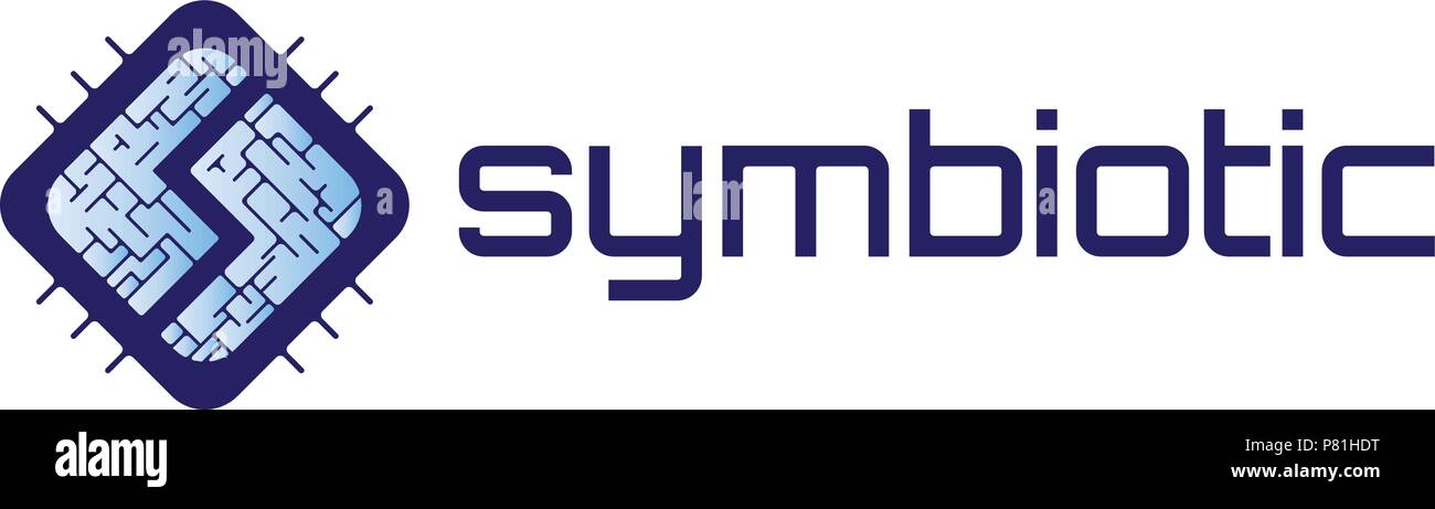 Symbiotic vector logo Stock Vector Image & Art - Alamy