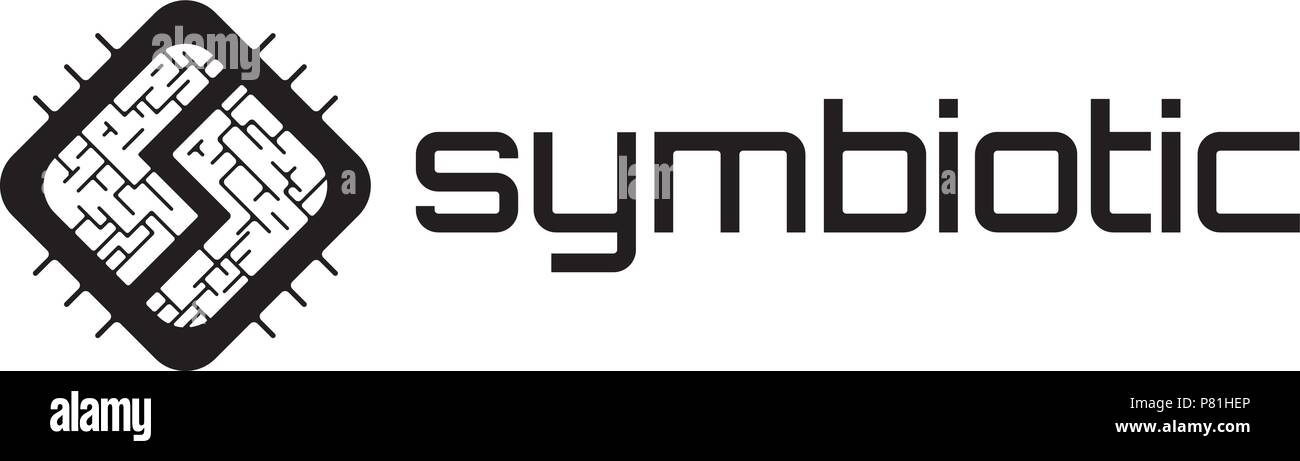 Symbiotic vector logo Stock Vector Image & Art - Alamy