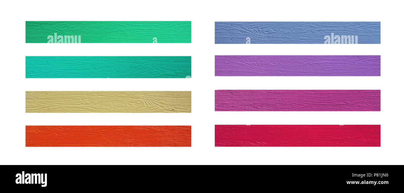 Colorful of Plastic wood collection, fake wood Stock Photo - Alamy