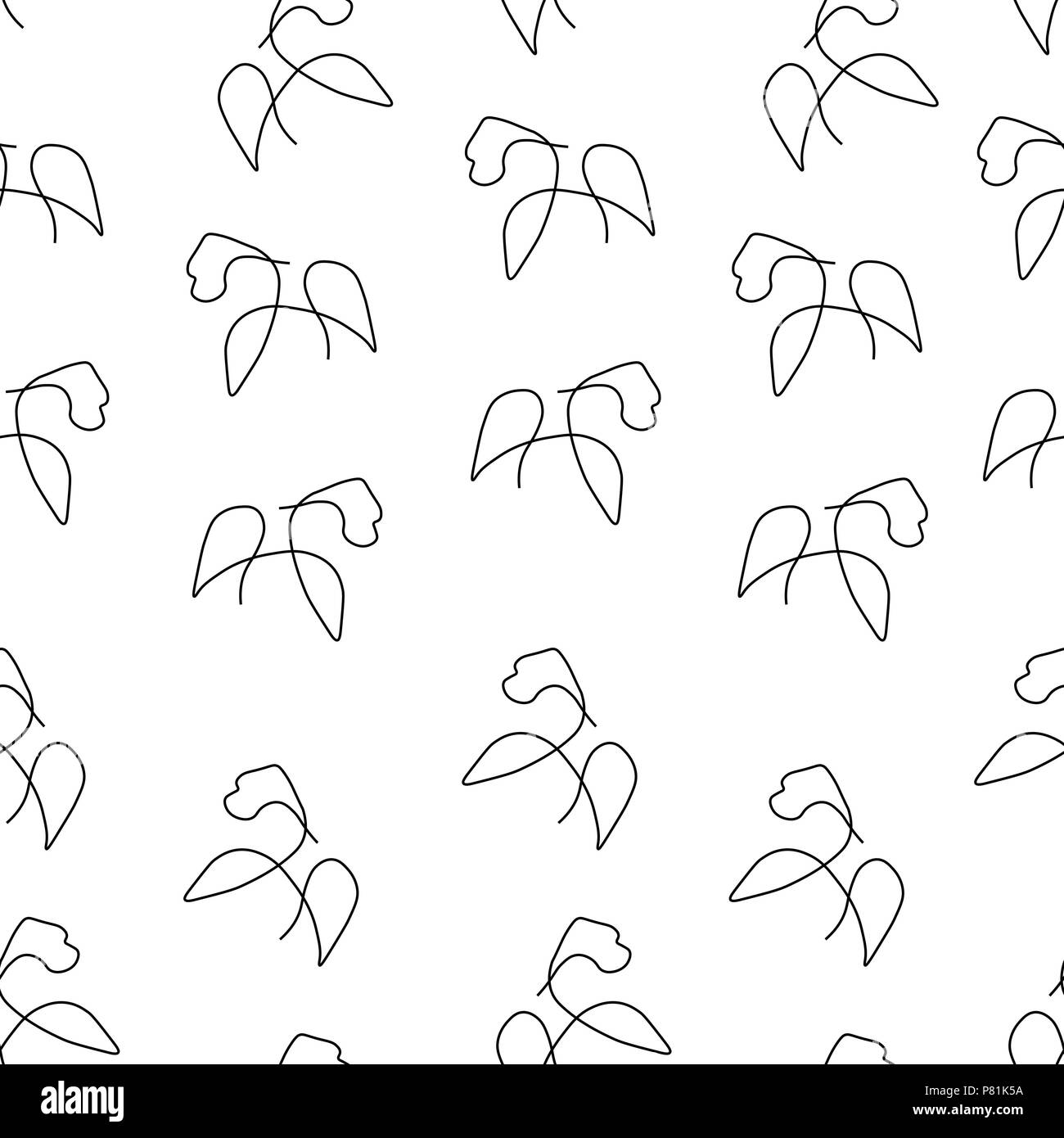 Gorilla animal pattern seamless. Vector illustration. Isolated white ...