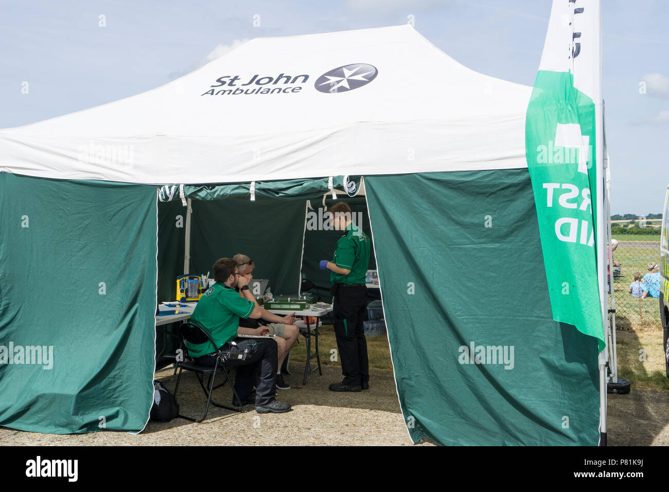 First aid tent hi-res stock photography and images - Alamy