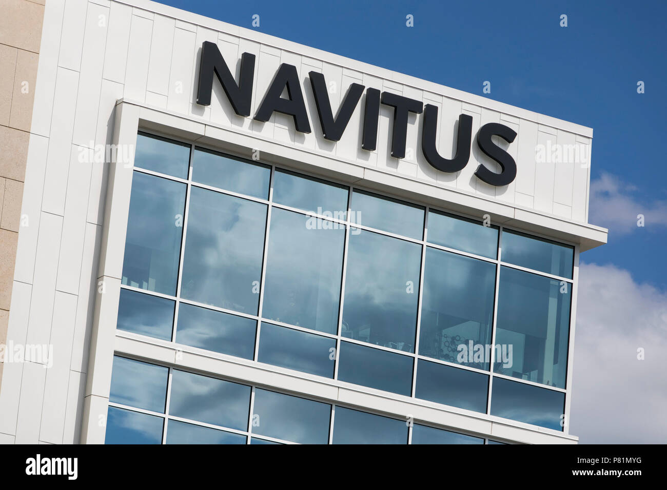 A logo sign outside of the headquarters of Navitus Health Solutions in ...