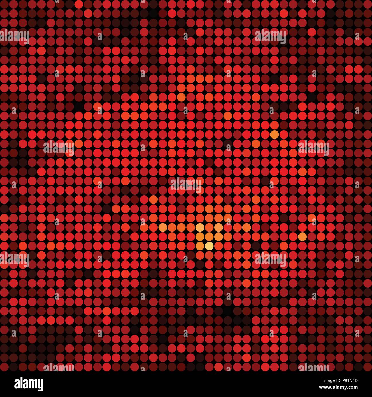 abstract vector colored round dots background - red Stock Vector Image ...