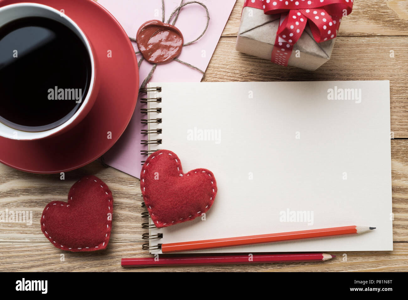 Writing love confession Stock Photo - Alamy