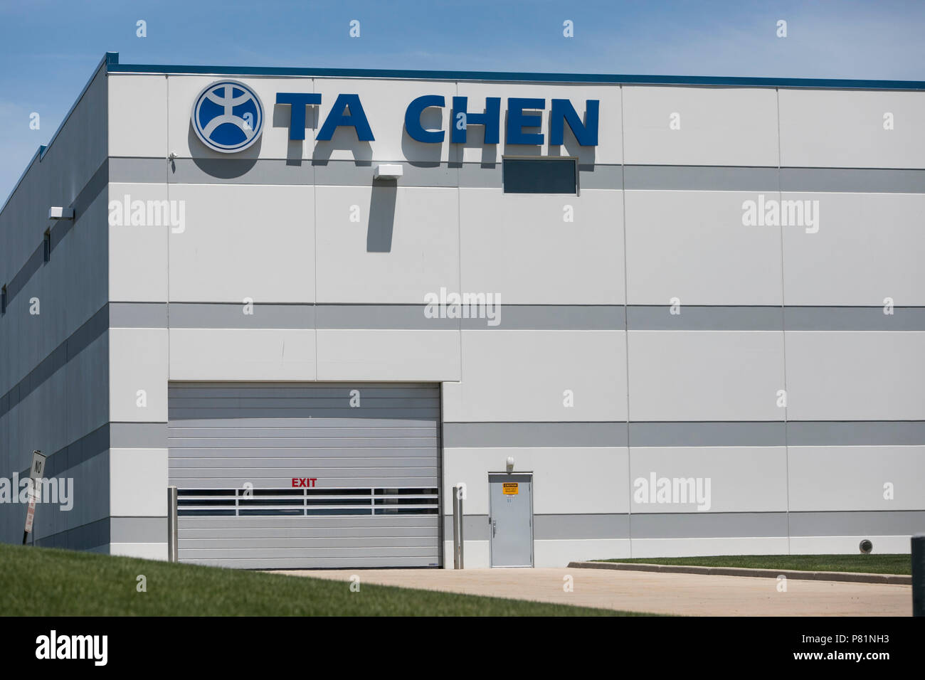 A logo sign outside of a facility occupied by Ta Chen International ...