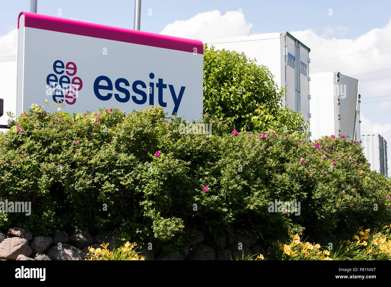 Essity sign hi-res stock photography and images - Alamy