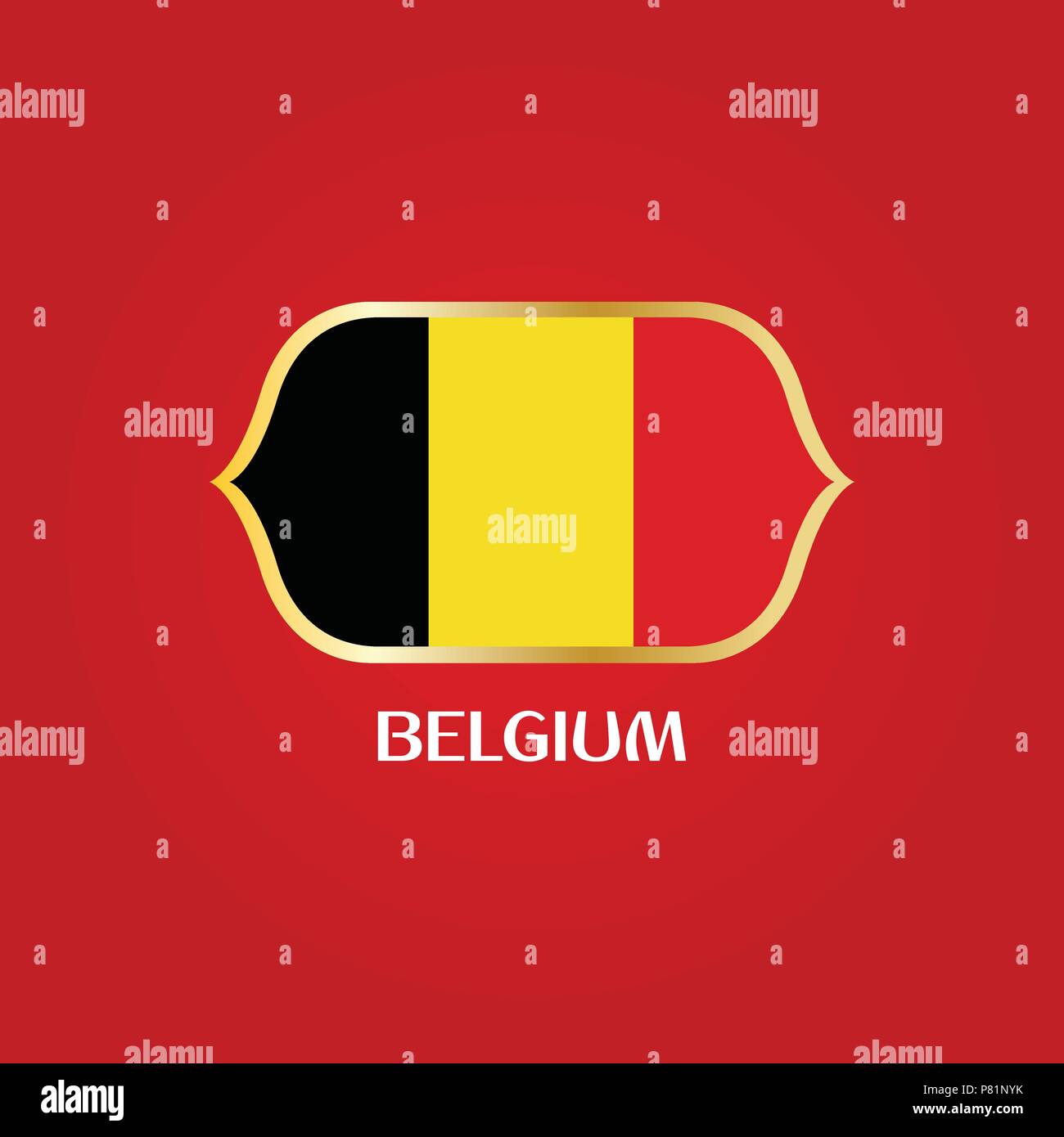 Belgium flag national flag soccer emblem Stock Vector Image & Art - Alamy