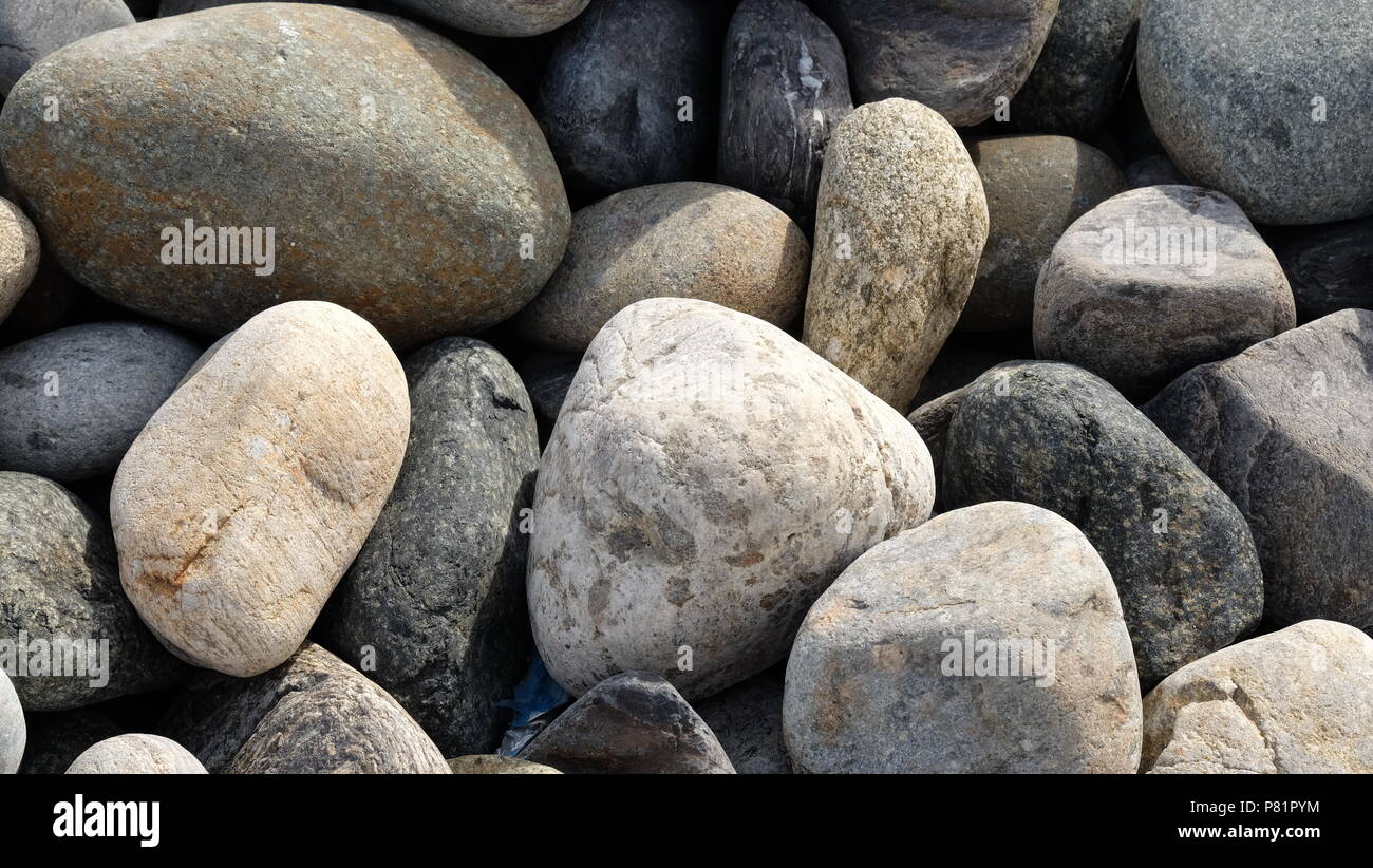 stones on the beach Stock Photo - Alamy