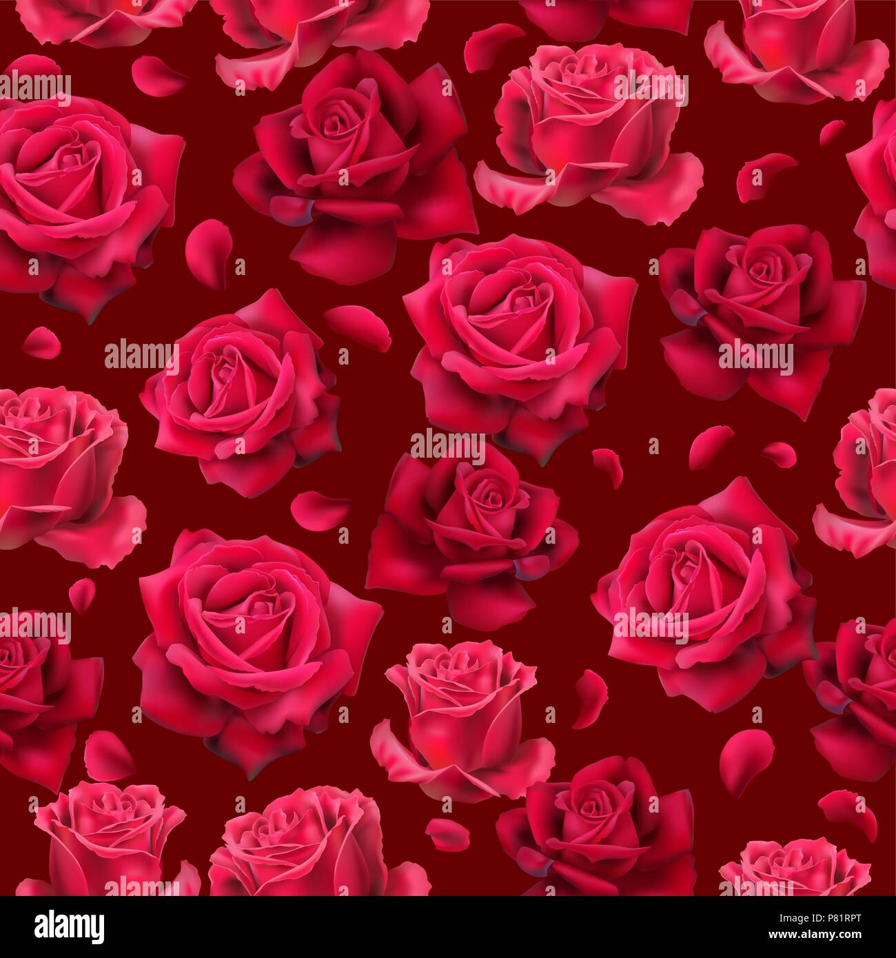 Passion red seamless Stock Vector Image & Art - Alamy