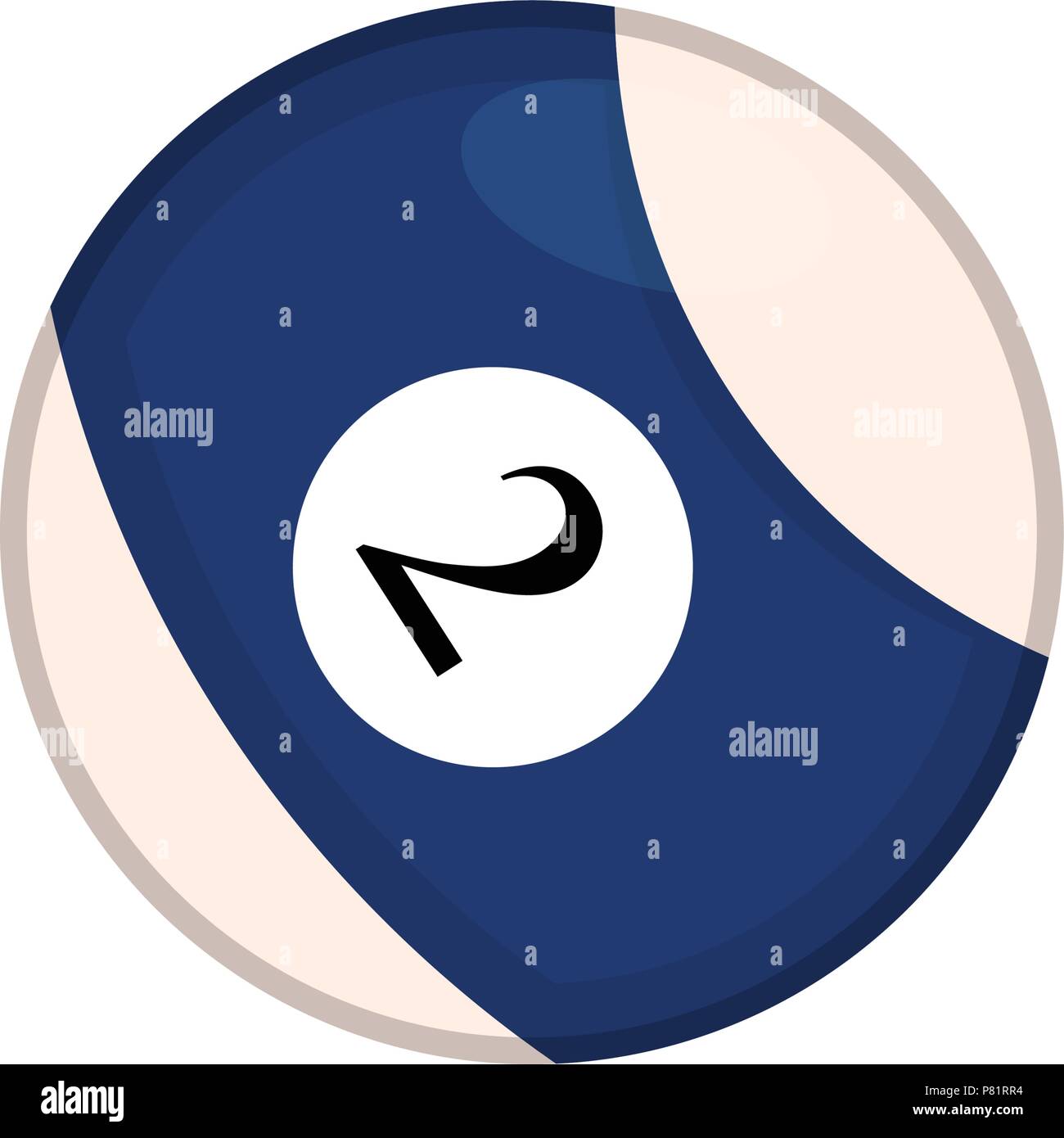 Isolated billiard ball icon Stock Vector Image & Art - Alamy