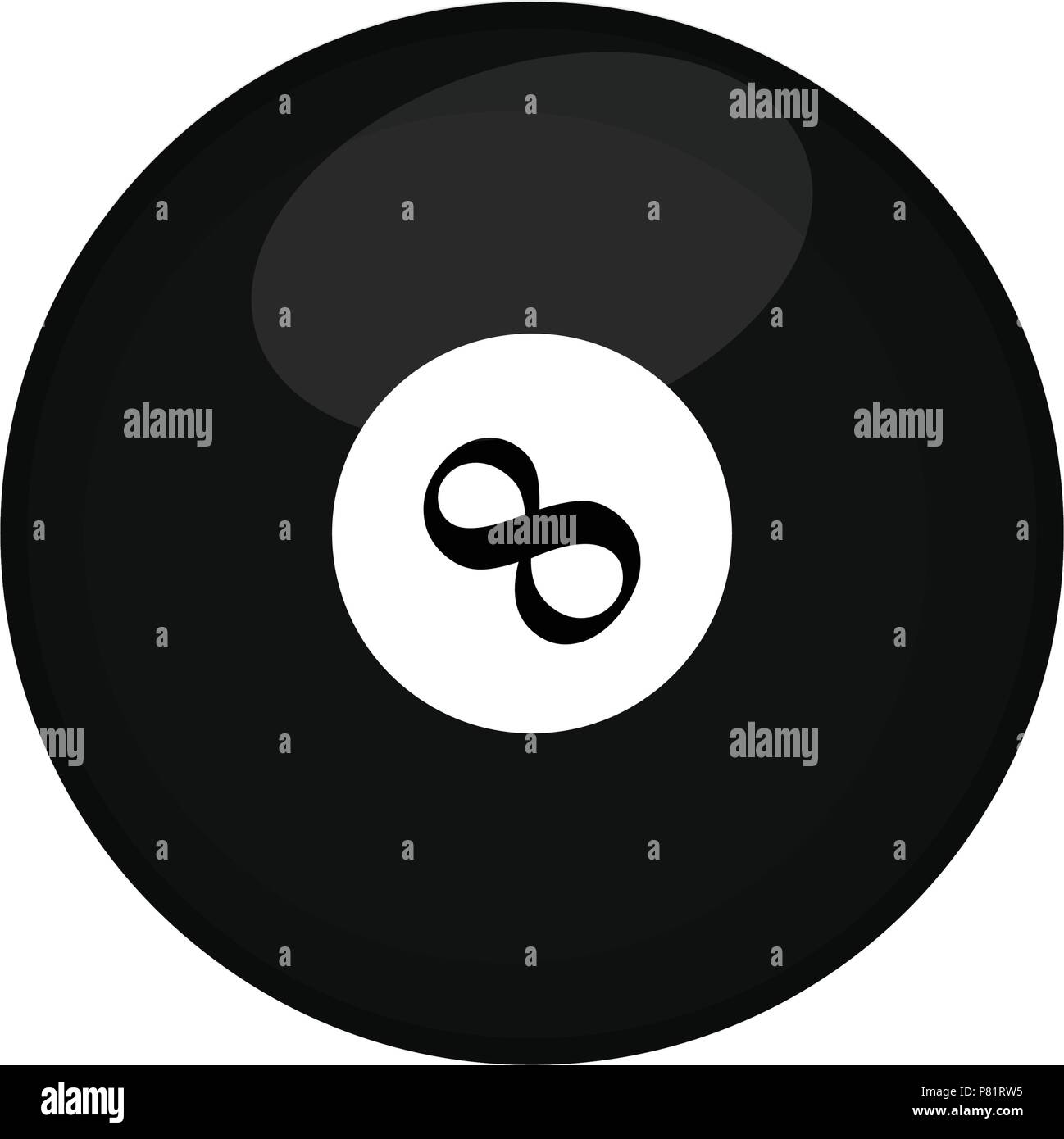 Isolated billiard ball icon Stock Vector Image & Art - Alamy