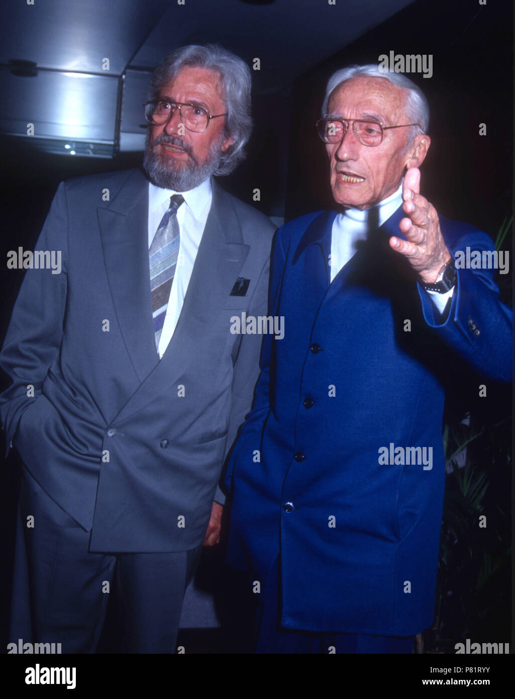 BEVERLY HILLS, CA - JANUARY 28: (L-R) French explorer Jean-Michel ...