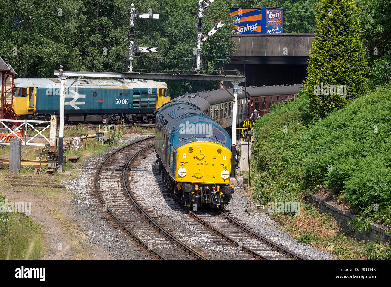 Preserved deltic diesel locomotive hi-res stock photography and images ...