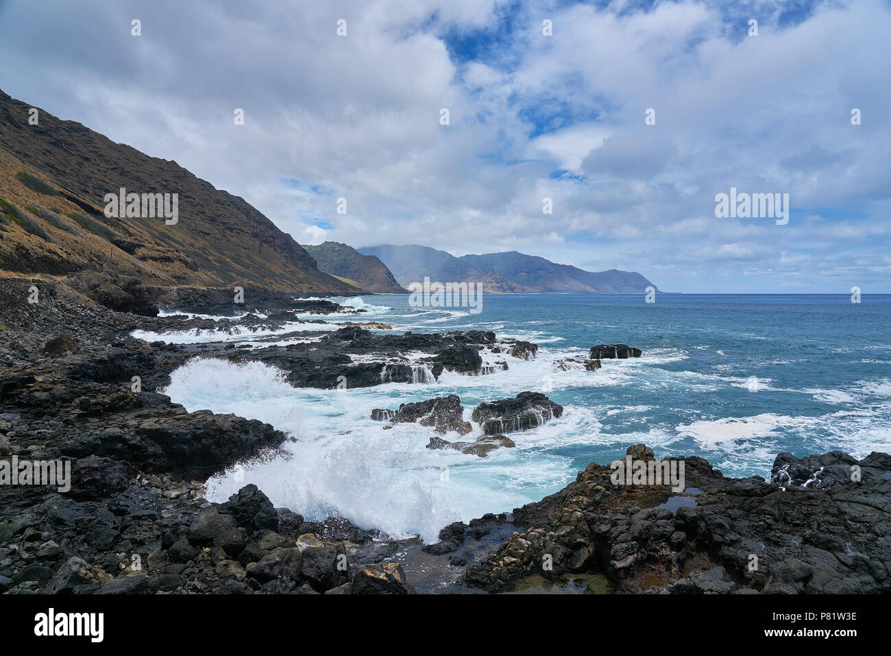 Kaena Point Waianae Coast Oahu Hawaii Stock Photo - Alamy