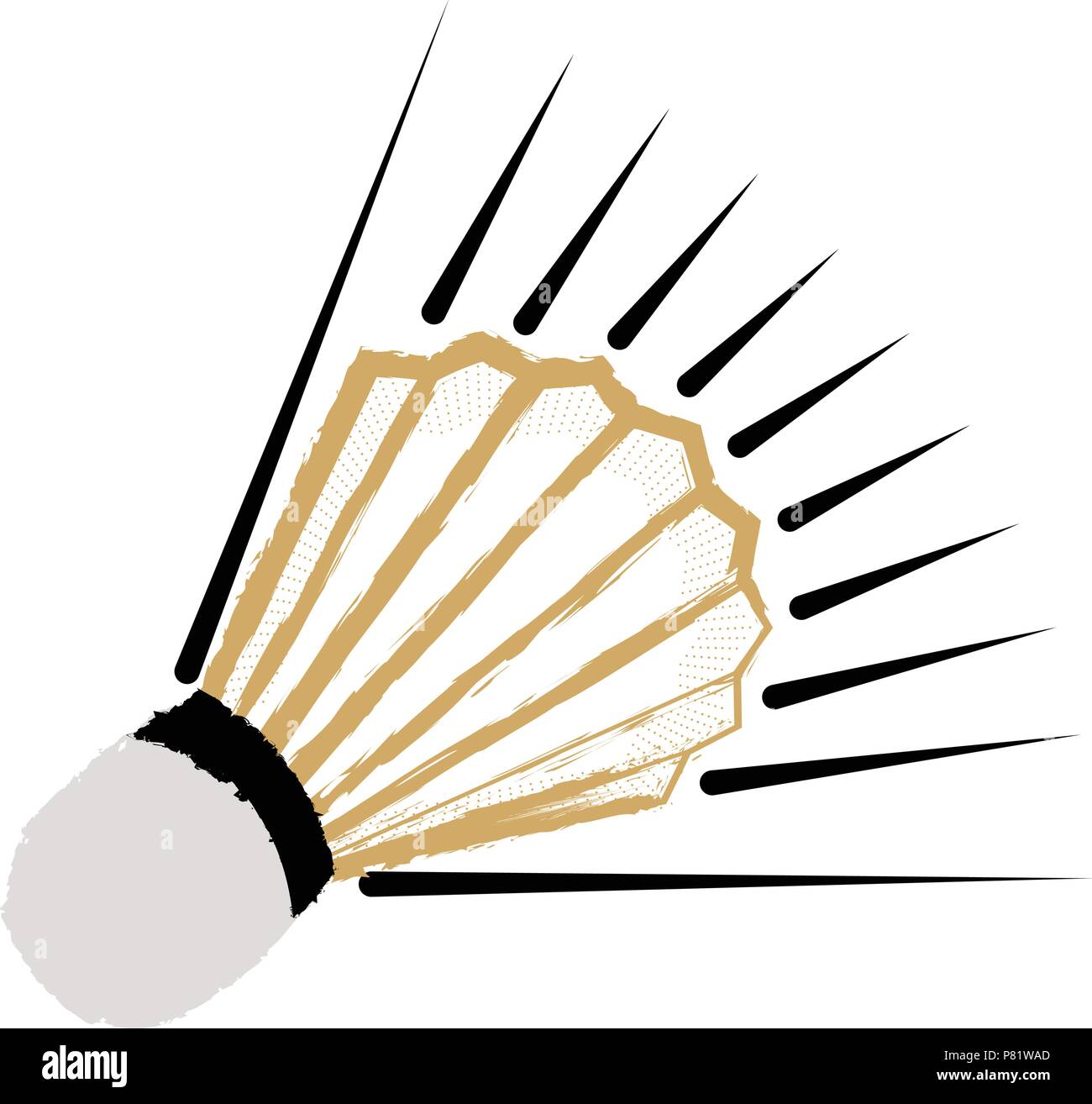 Isolated badminton shuttlecock icon Stock Vector Image & Art - Alamy