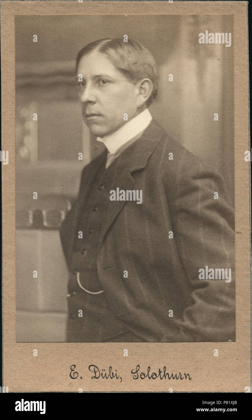 148 ETH-BIB-Dübi, Ernst (1884-1947)-Portrait-Portr 01167 Stock Photo ...