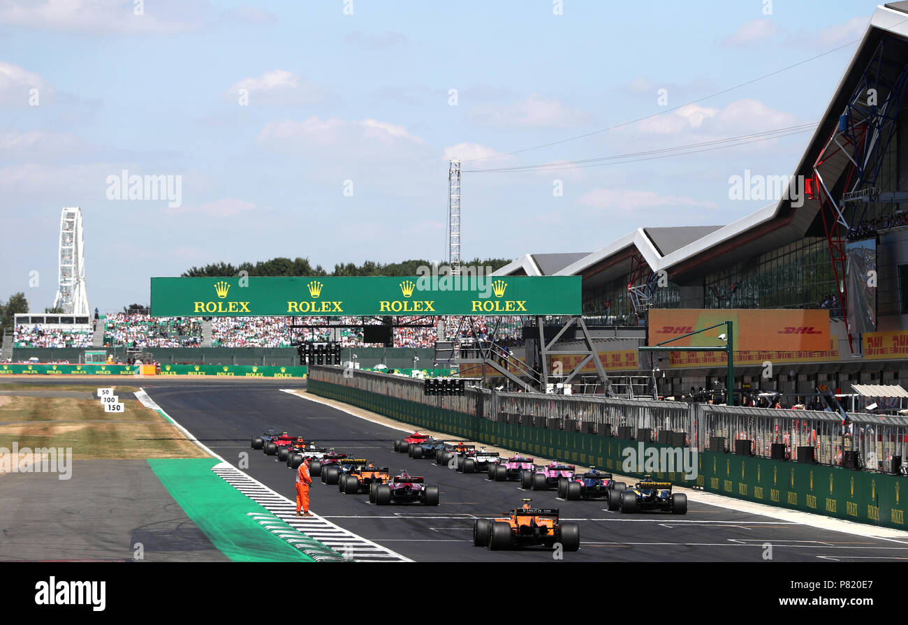 Formula one racing, starting line hi-res stock photography and images ...