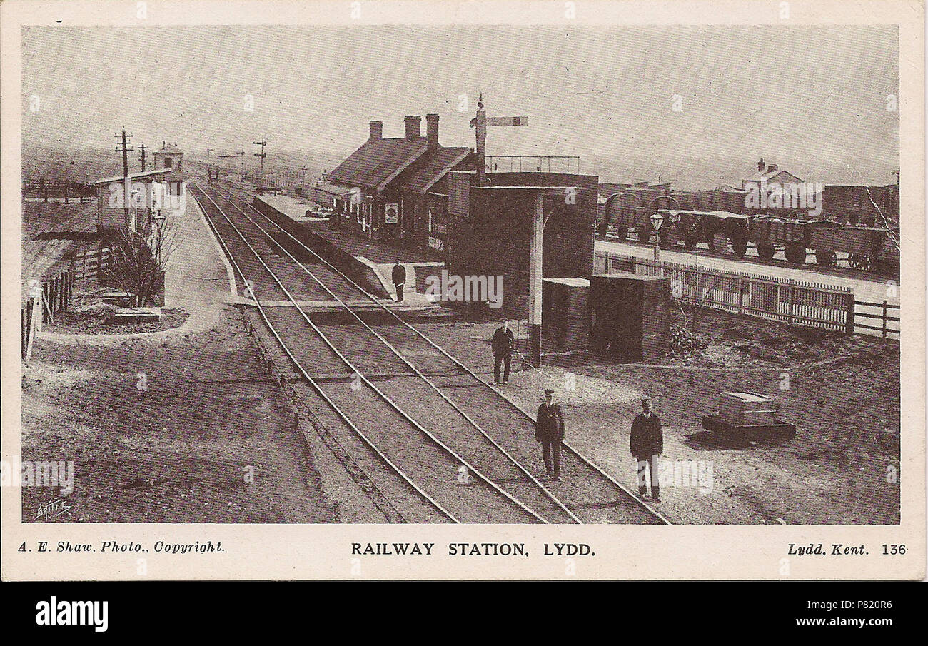 Lydd Town railway station . Early 1900s 252 Lydd Railway Station 2 ...